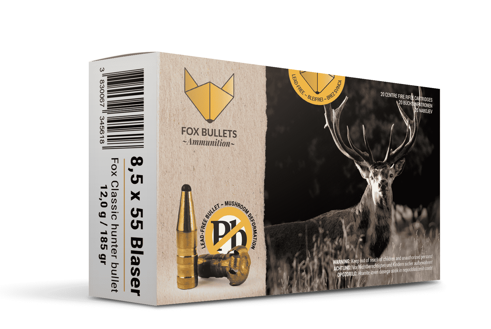 Neue Munition im Kaliber 8,5x55 Blaser – Jetzt bei uns erhältlich!